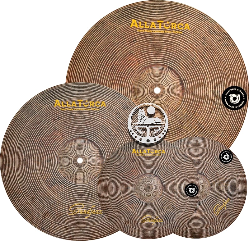 AllaTurca Cymbals Grand Jazz Cymbal Pack Box Set 14-16-20 | Reverb