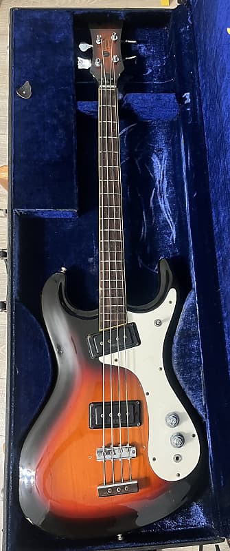 Mosrite Bass Sunburst Late 60's | Reverb