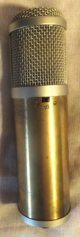 condenser mic - 3-pattern, unbranded, heavy brass sleeve | Reverb