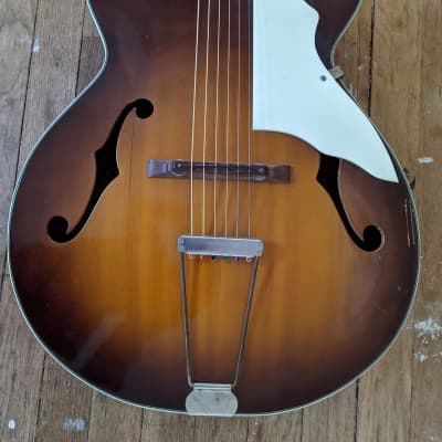 Kay Archtop Cutaway Vintage 1950s Sunburst | Reverb Australia