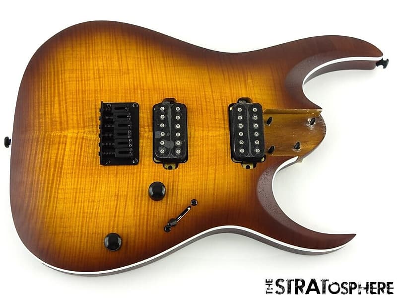 Ibanez RGA42FM LOADED BODY Flamed Maple Top Bound Dragon Eye | Reverb