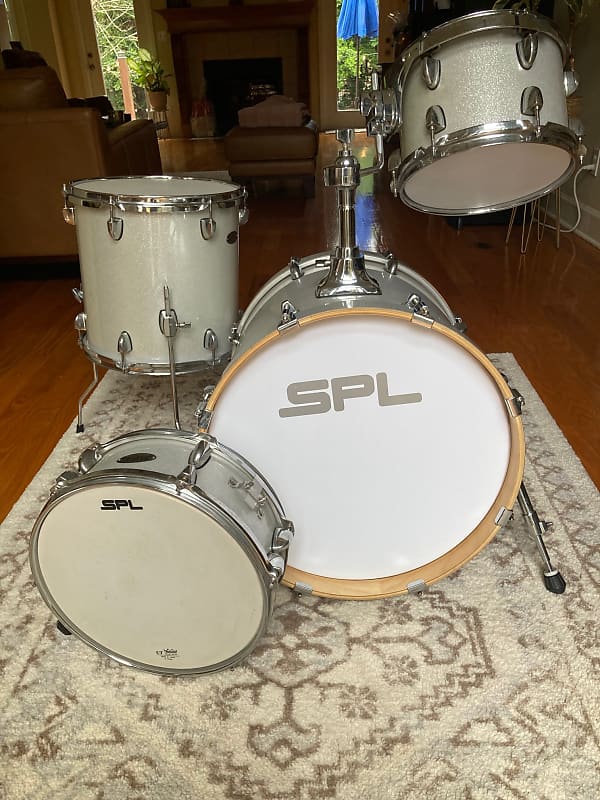 SPL Bop - Silver/White Sparkle Wrap | Reverb