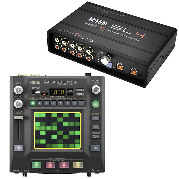 Rane SL4 DJ Interface With Korg Kaossilator Pro+ Dynamic | Reverb