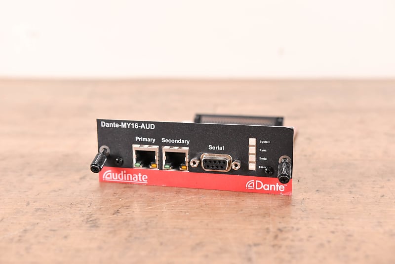 Audinate Dante-MY16-AUD Dante Network Card (church owned) | Reverb UK