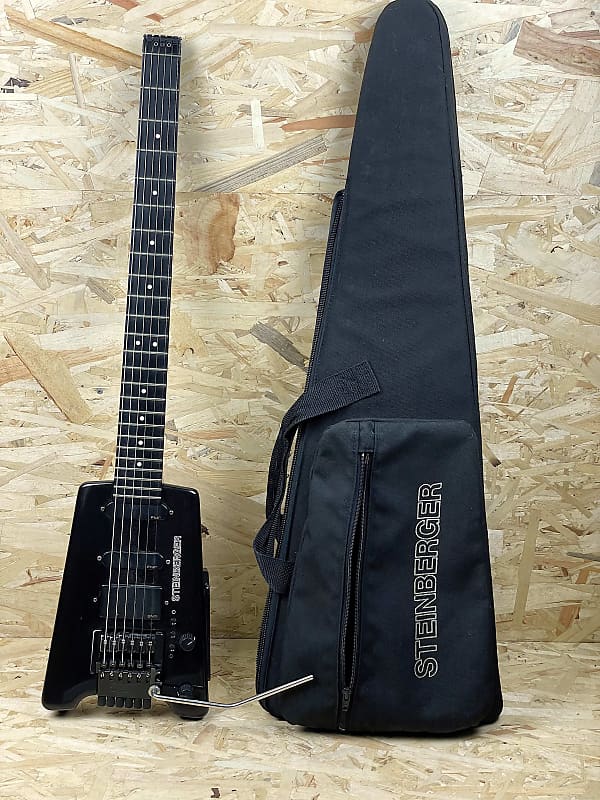 1987 Steinberger GL4TA black, headless with TransTrem 1987 - | Reverb