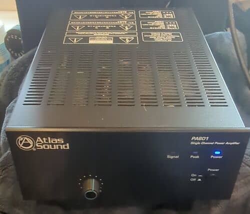 Atlas Sound PA601 2000s - Black | Reverb