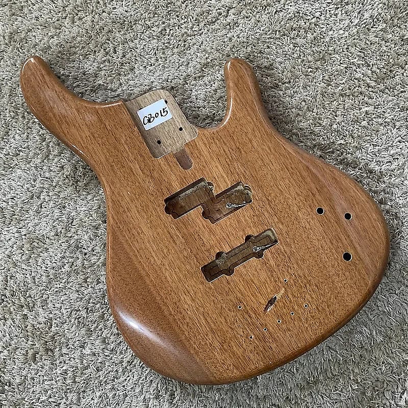 Solid Redwood 4 String Electric Bass Guitar Body | Reverb