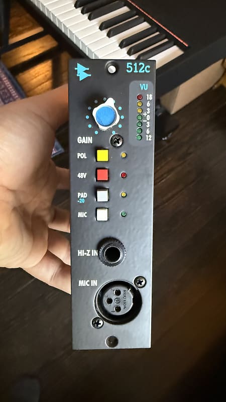 API 512c 500 Series Mic Preamp Module 2000 - Present - Black | Reverb