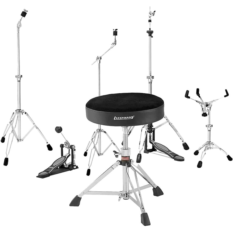 Ludwig 400 Series Hardware Package, with Drum Throne | Reverb