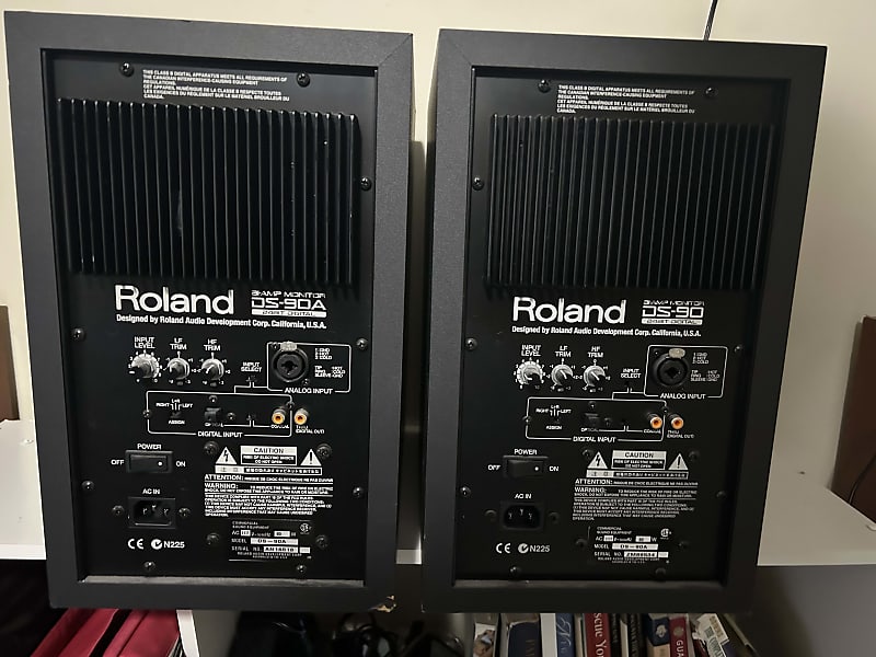 Roland DS-90A 24Bit Digital Bi-Amp Monitor - Pair - Circa | Reverb