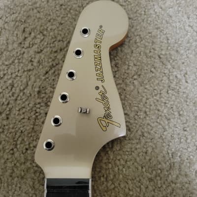 Fender Jazzmaster Neck, Block Inlays, Binding | Reverb