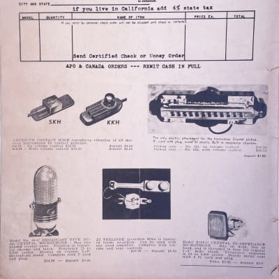 CARVIN Vintage 1960 Musical Instrument Guitar Catalog | Reverb