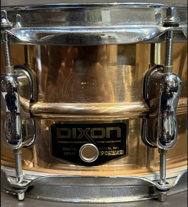 Dixon 14" x 5,5" Snare Drum - 90's - Brass Shell | Reverb