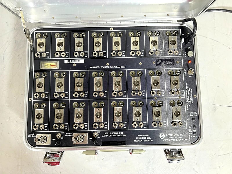 Opam Labs A-24/2ML Audio Press Feed Mult Box #17260 (One)THS | Reverb