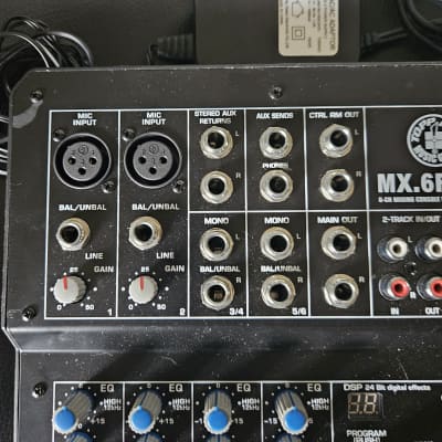 Topp Pro MX.6v2 | 6 Channel Compact Mixer | 2 Microphone | Reverb