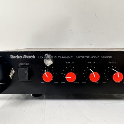 Radio Shack MX-1000 6-Channel Rack Mount Microphone Mixer | Reverb