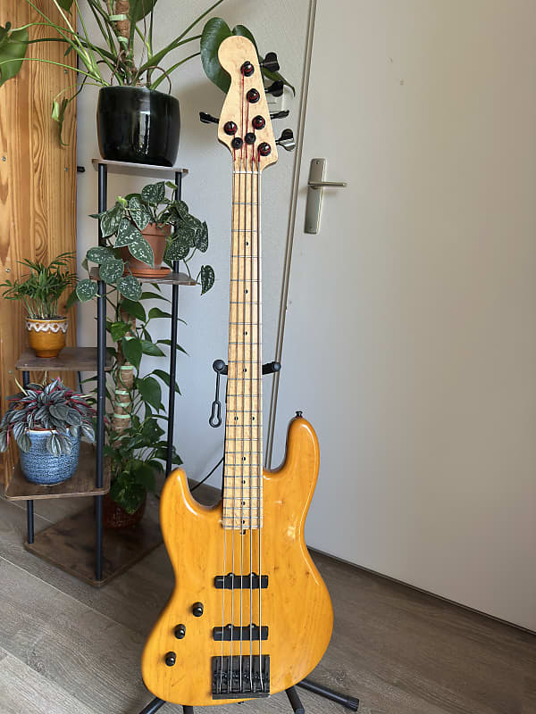 Warmoth Jazz bass 5 string partcaster left handed 2010 | Reverb