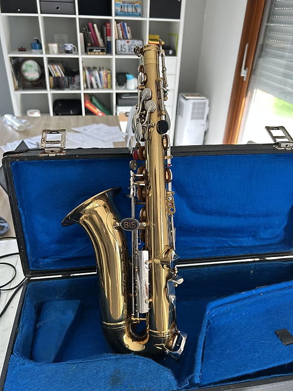 B&S alto saxophone Blue label | Reverb