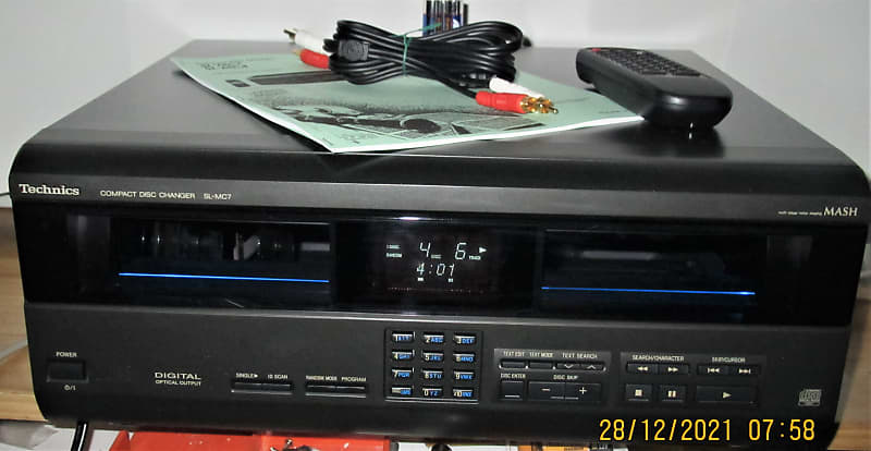 Technics 110 Disc Changer SL-MC7 Player with MASH Circuitry - | Reverb