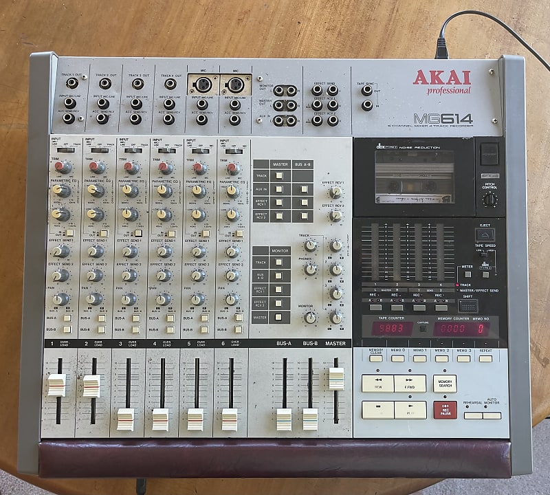 Akai MG614 mid 80ies - Brown | Reverb