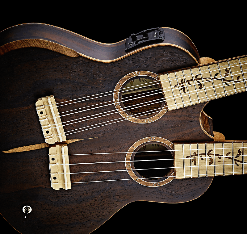 Ortega Hydra-ZS Custom Built Series Double Neck Tenor Ukulele | Reverb