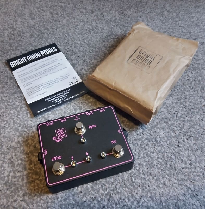 Bright Onion Pedals ABY Dual Looper (true bypass loop | Reverb