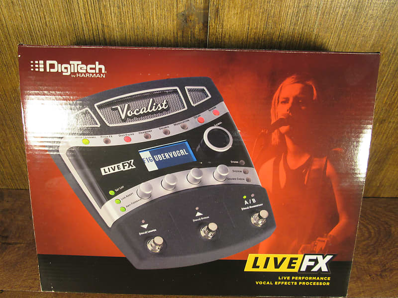 DigiTech Vocalist LIVE FX Vocal Effects And Harmony LIKE NEW | Reverb