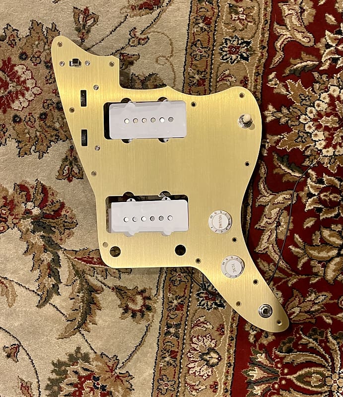Fender Jazzmaster Loaded Pickguard Anodized Gold | Reverb