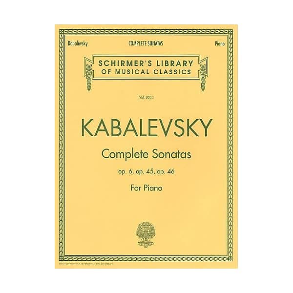 Dmitri Kabalevsky - Complete Sonatas for Piano: Sonata No. 1, | Reverb