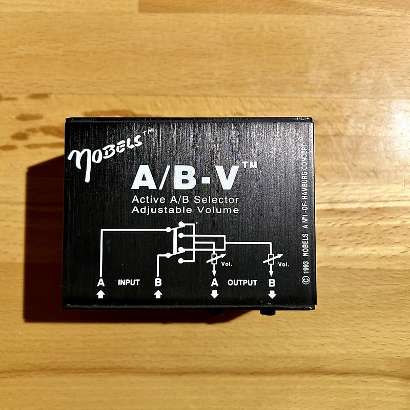 Nobels A/B-V Box Active A/B Selector 2010s - Black | Reverb