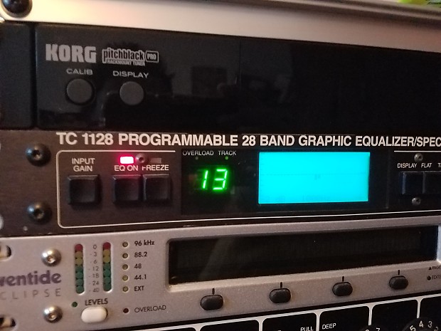 TC Electronic TC 1128 Analog Graphic Equaliser & Spectrum | Reverb