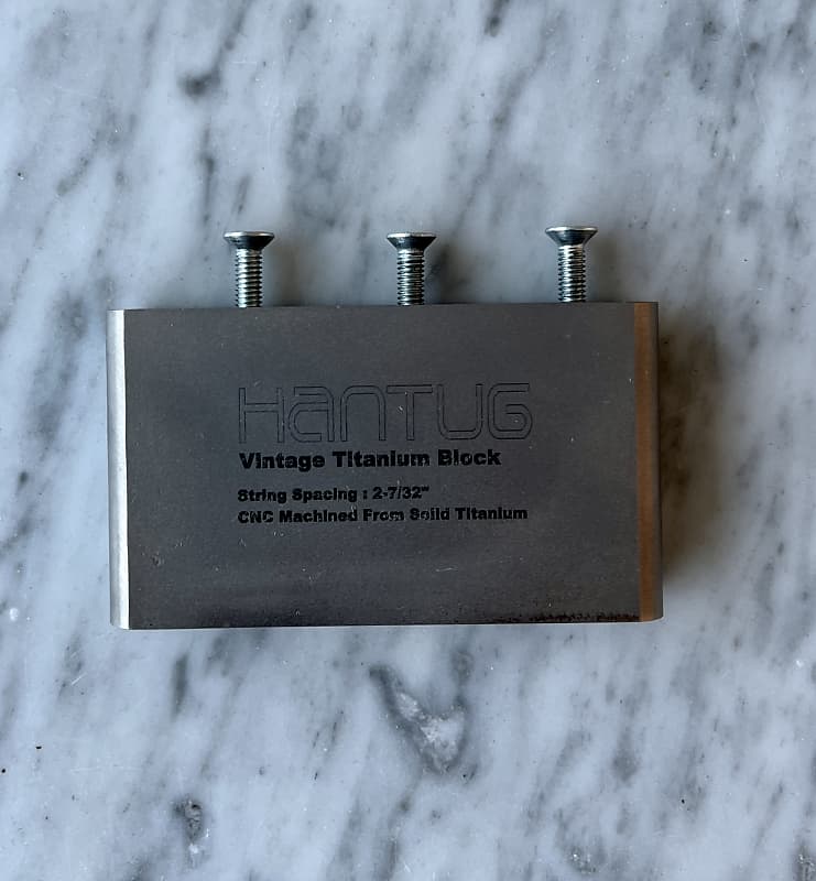 HANTUG Titanium Sustain Block for Vintage Fender Stratocaster | Reverb