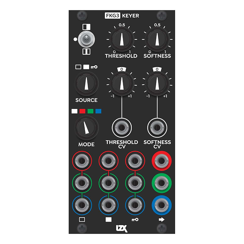 LZX Industries FKG3 Keyer Eurorack Video Module | Reverb