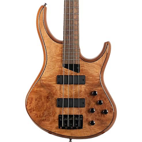 MTD Kingston Z4 Electric Bass. Gloss Figured Maple Natural | Reverb