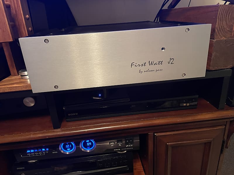 First Watt J2 2021 - Silver face- plated black chassis | Reverb