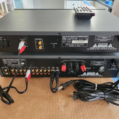 NAD C350 integrated amplifier (recapped/restored) + NAD C420 | Reverb