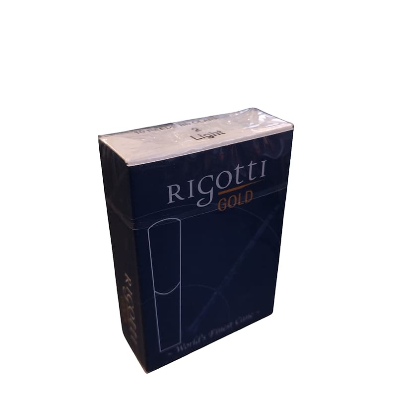 Rigotti Gold Bb Clarinet Reeds - Strength 2 Light - Box of 10 | Reverb