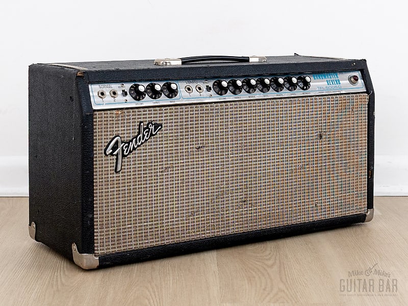 1976 Fender Bandmaster Reverb TFL5005D Vintage Silverface | Reverb