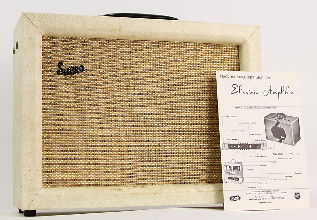 Supro Bantam 1x8 Combo 1962 W/ Manual & Schematic | Reverb