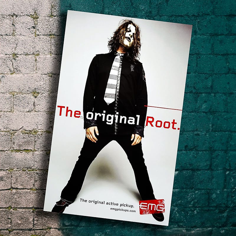 EMG SLIPKNOT JIM ROOT POSTER INSANELY RARE LIMITED EDITION | Reverb