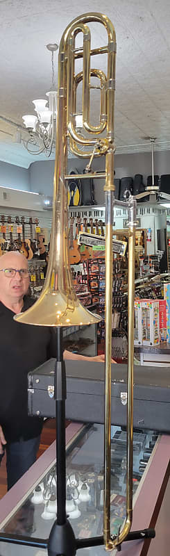 Bach Omega Trigger Trombone with hard case | Reverb