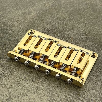 Gotoh Hardtail Bridge - Gold - Steel Saddles PGTC-102G | Reverb