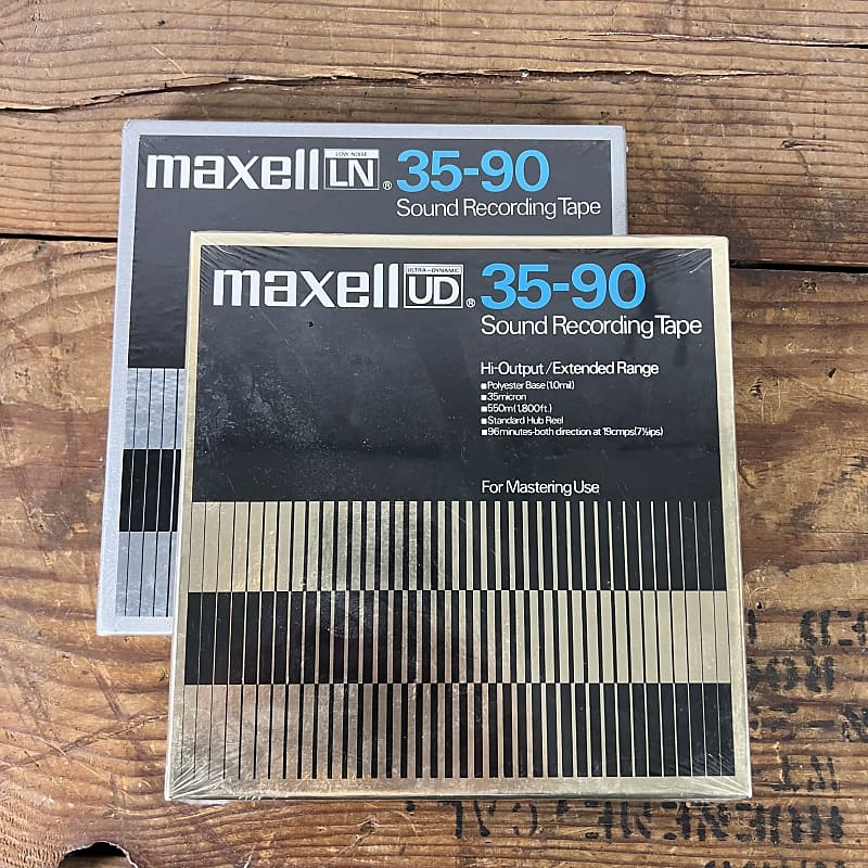 Maxell UD 35-90 sealed 7” reel tapes | Reverb