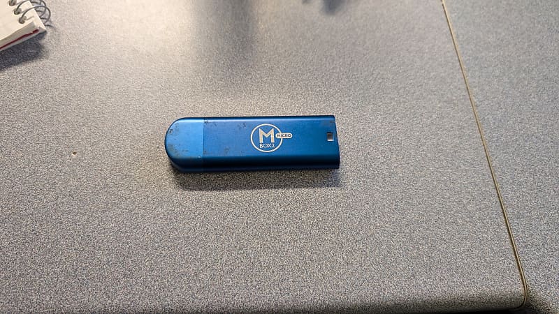 Digidesign MBox 2 Micro USB Audio Interface 2000s - Blue | Reverb