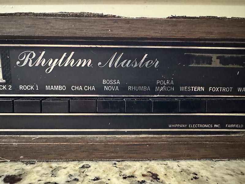 Whippany Wlectronics Rhythm Master Drum Machine Beat Box | Reverb