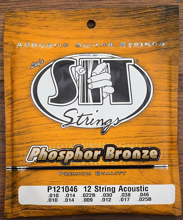 SIT Strings P121046 Phosphor Bronze 12 String Acoustic Guitar | Reverb