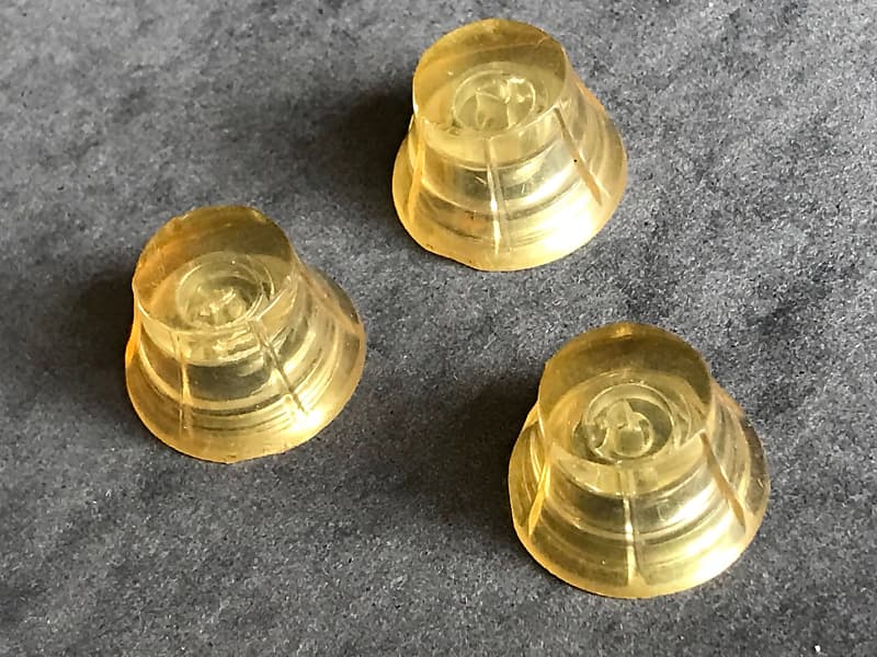 Harmony 3 Knobs - H19 1963 - Clear Amber | Reverb