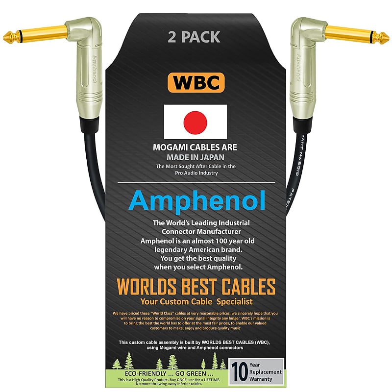 30 Inch – Pedal, Effects, Patch, Instrument Cable Custom Made | Reverb