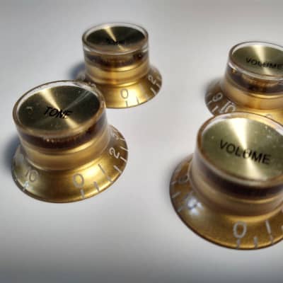 4 x Coarse Knurl 18 Tooth Import Spec Top Hat Knobs for Epi - | Reverb