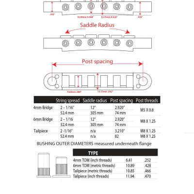 Graph Tech Ghost Resomax NV2 Bridge 4MM - Ghost Piezo Saddles | Reverb